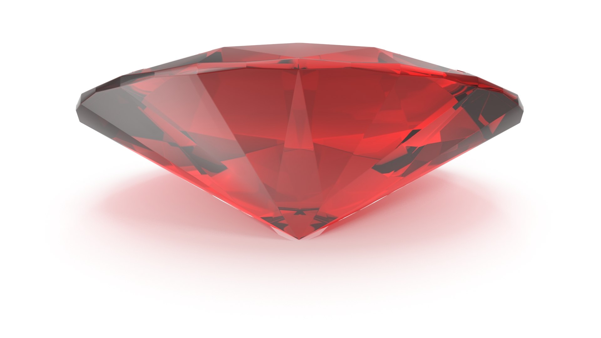 Oval Cut Ruby 3D model - TurboSquid 1863287