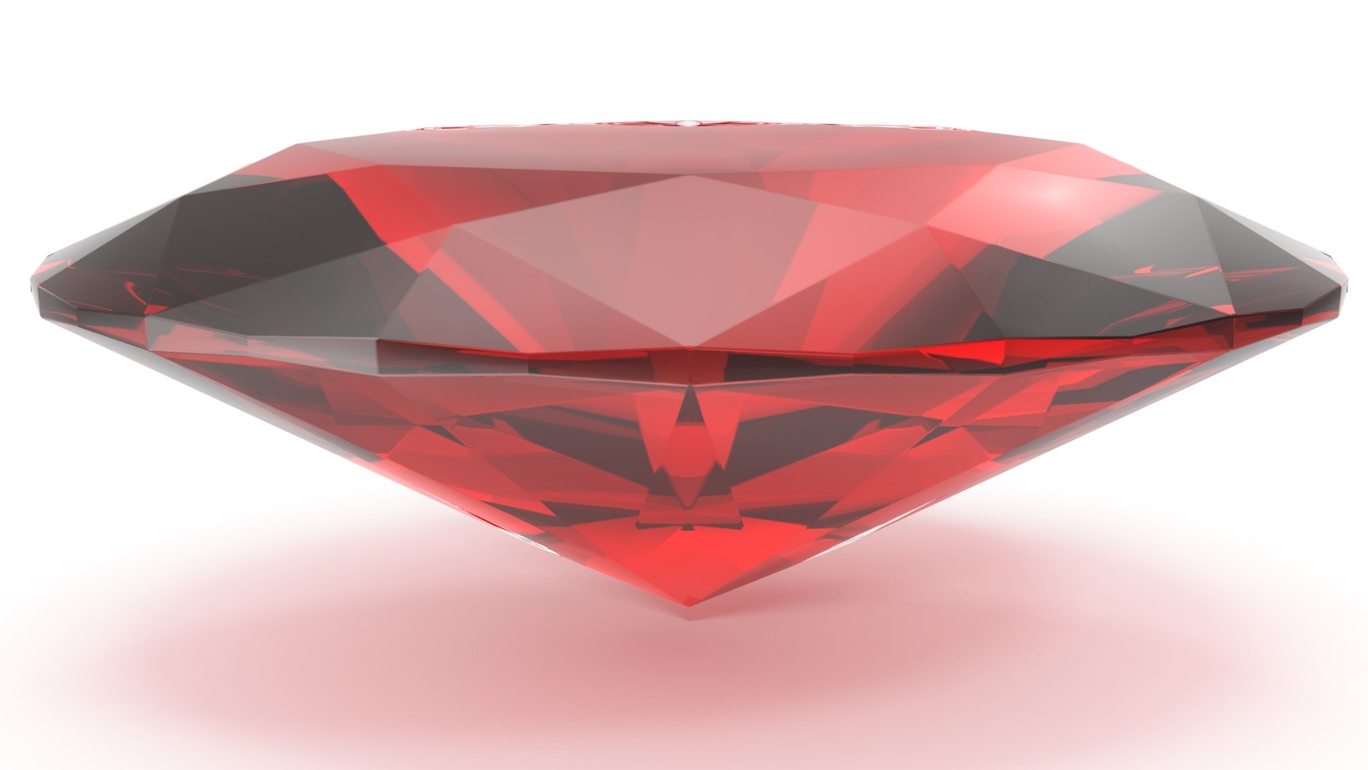 Oval Cut Ruby 3D model - TurboSquid 1863287
