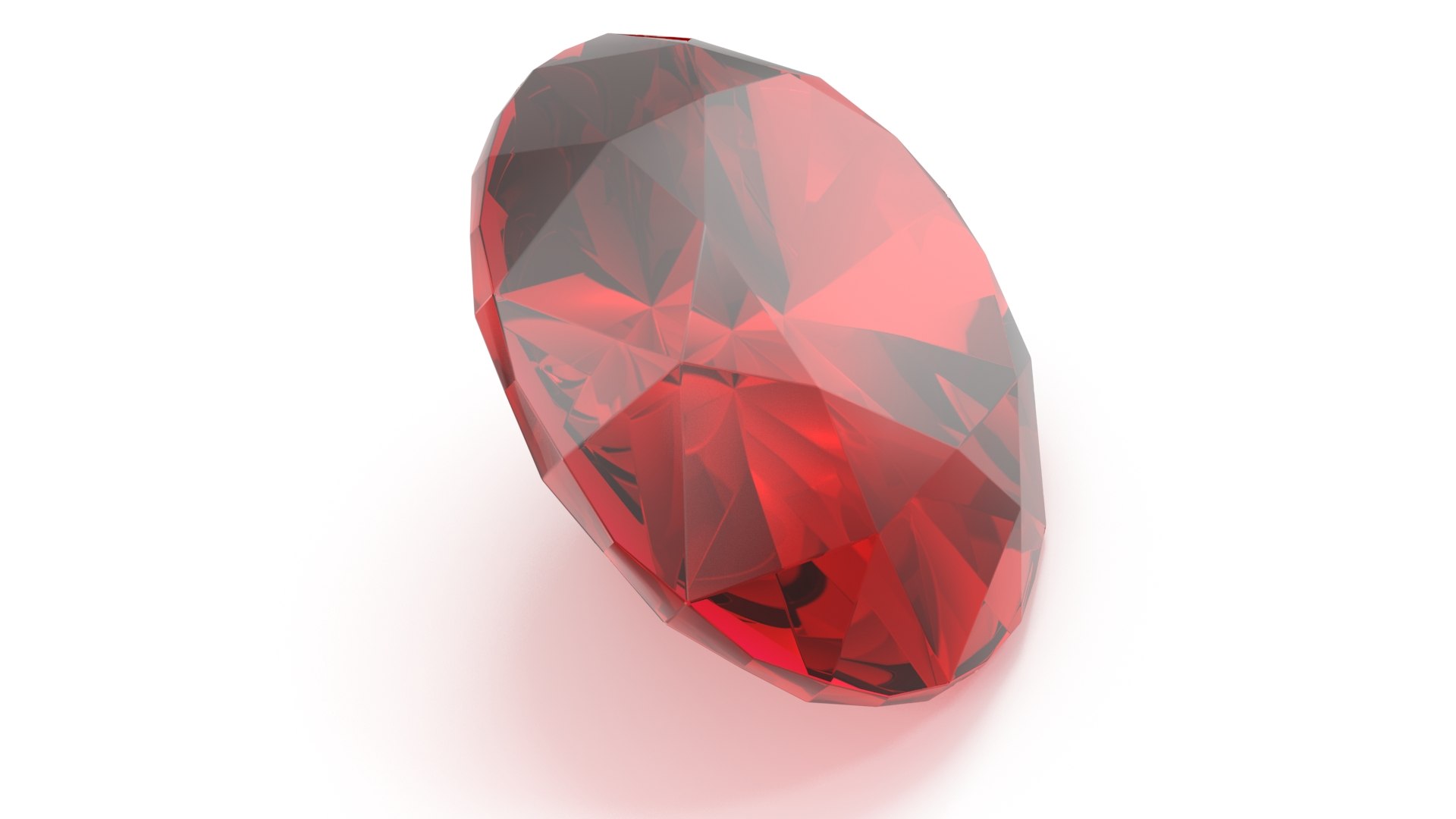 Oval Cut Ruby 3D model - TurboSquid 1863287