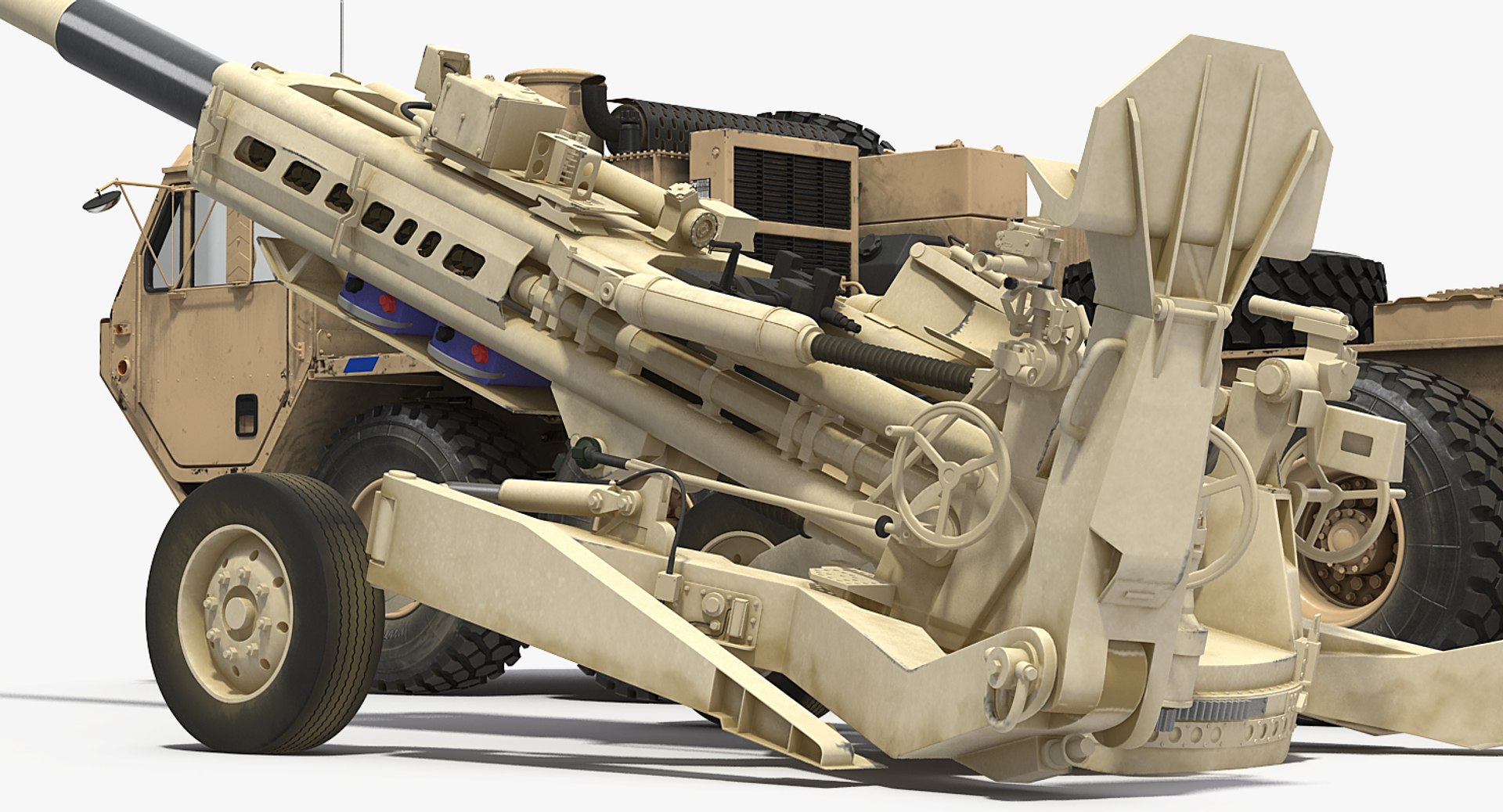3D Desert Oshkosh Hemtt Towing - TurboSquid 1325738
