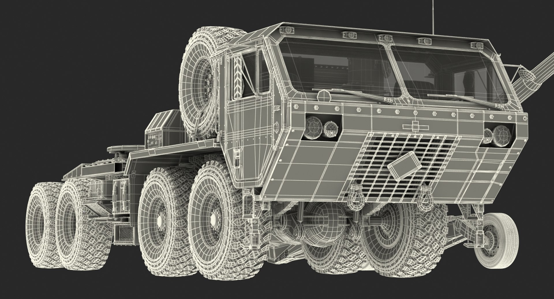 3D Desert Oshkosh Hemtt Towing - TurboSquid 1325738