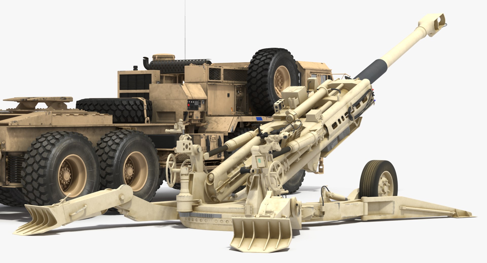 3D Desert Oshkosh Hemtt Towing - TurboSquid 1325738