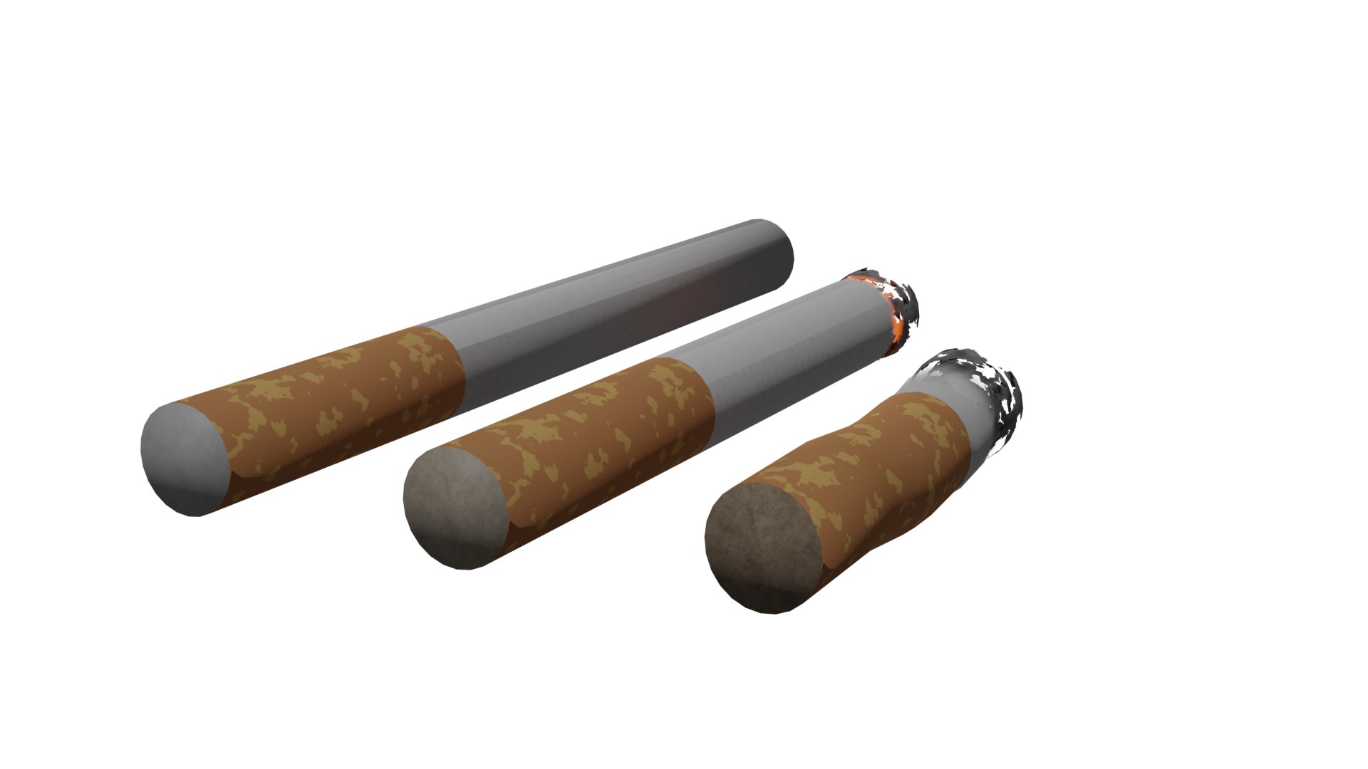 Cigarettes 3D - TurboSquid 1858270