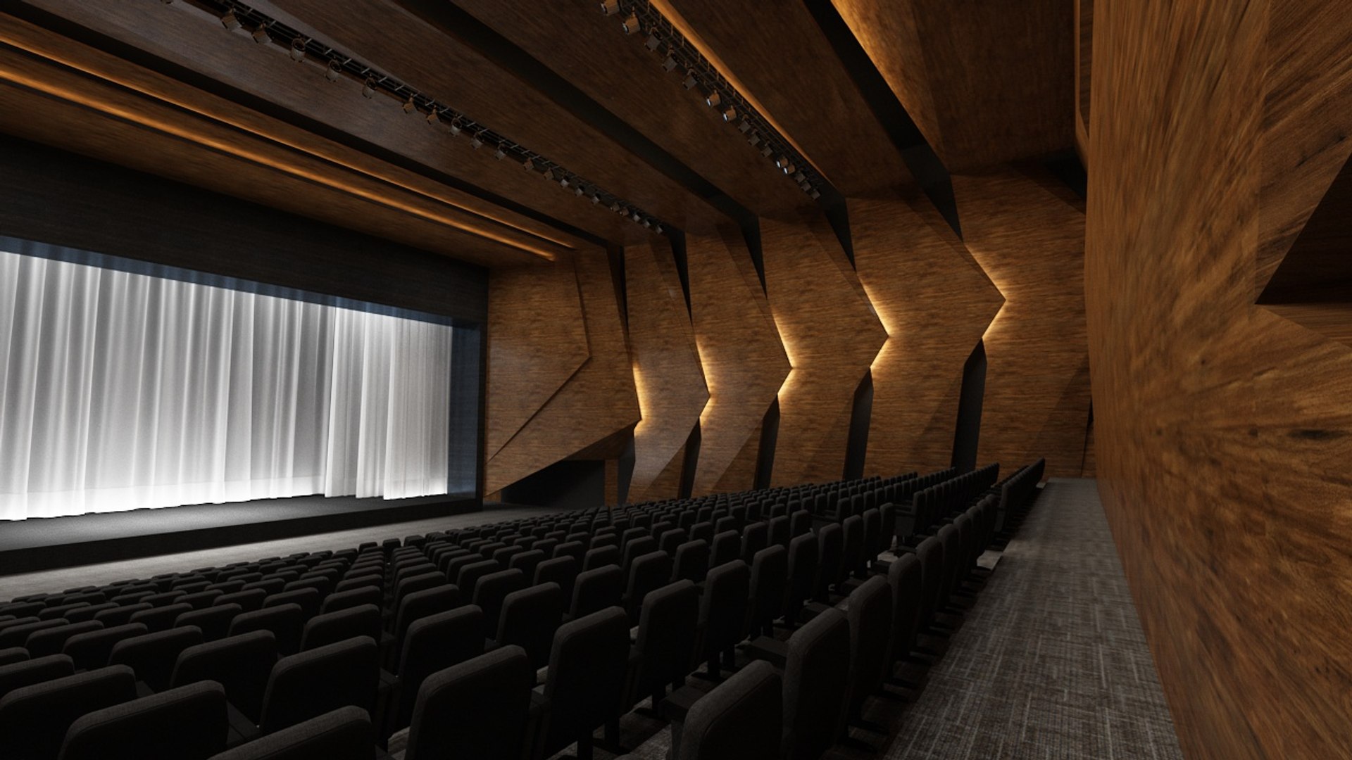 Theatre Model - TurboSquid 2138427
