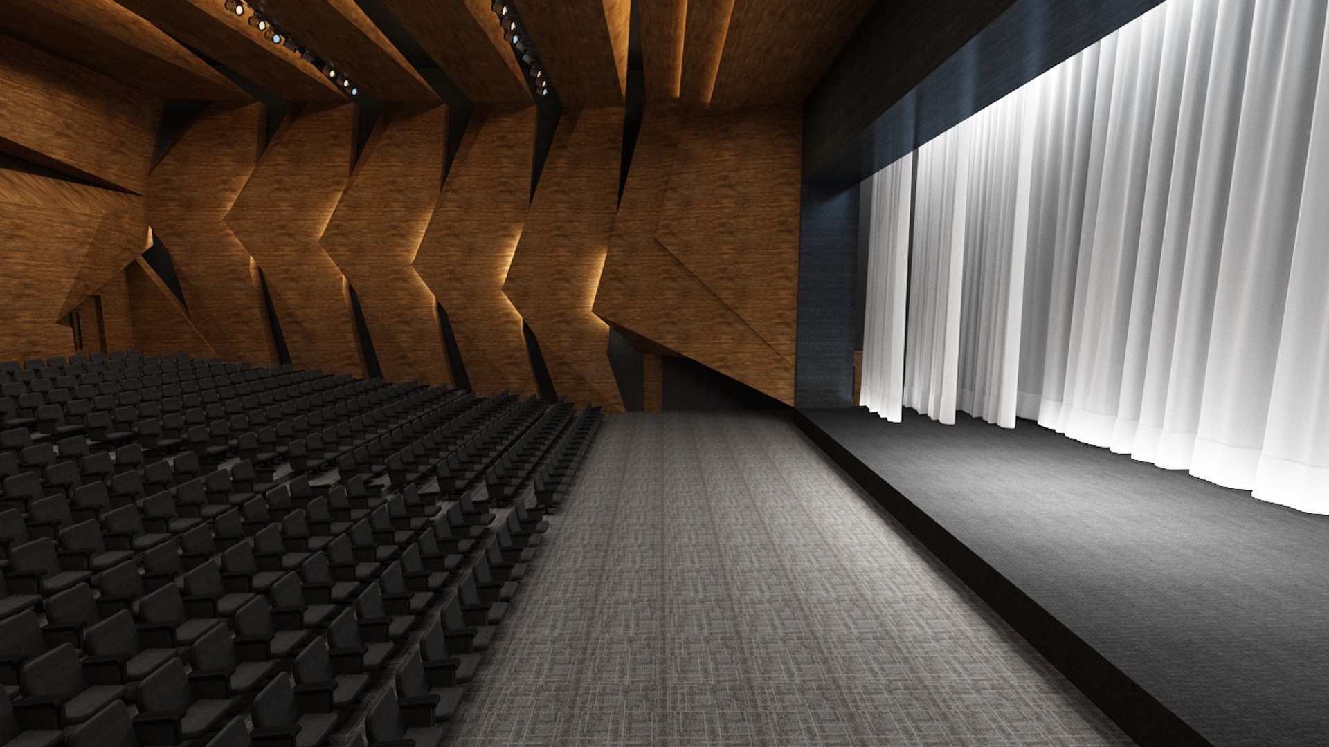 Theatre Model - TurboSquid 2138427