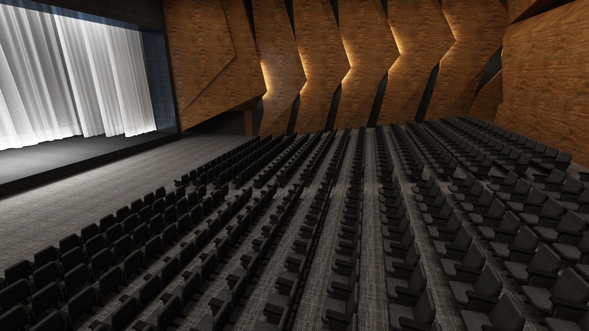 Theatre Model - TurboSquid 2138427