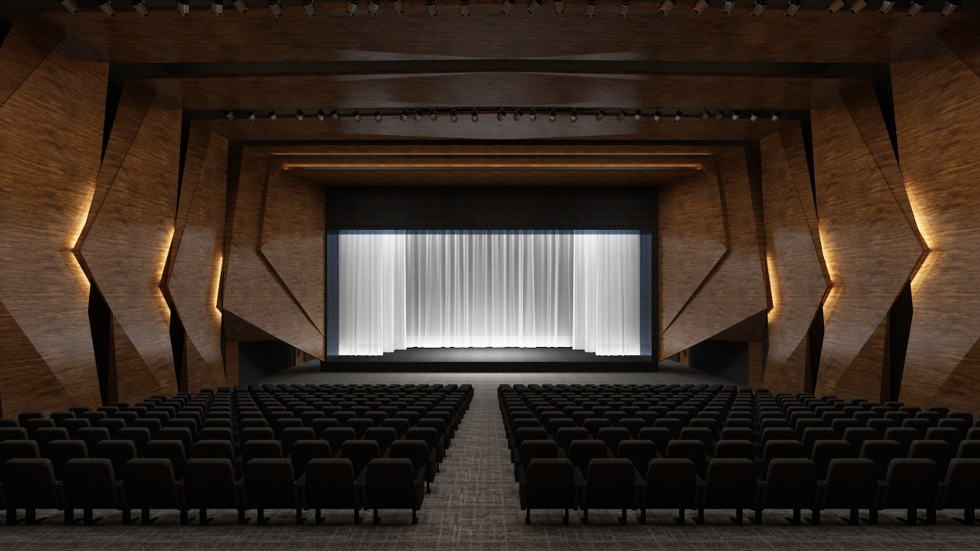 Theatre Model - TurboSquid 2138427