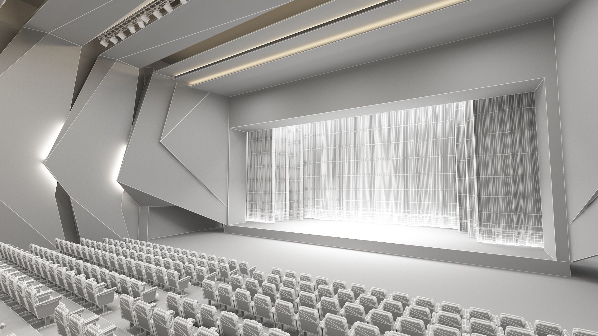 Theatre Model - TurboSquid 2138427