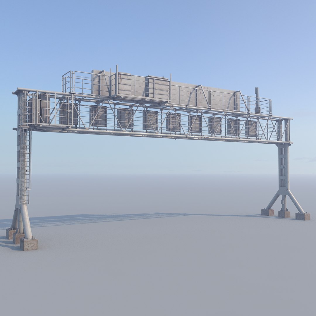 Electronic Traffic Information Display 3D Model - TurboSquid 1377078