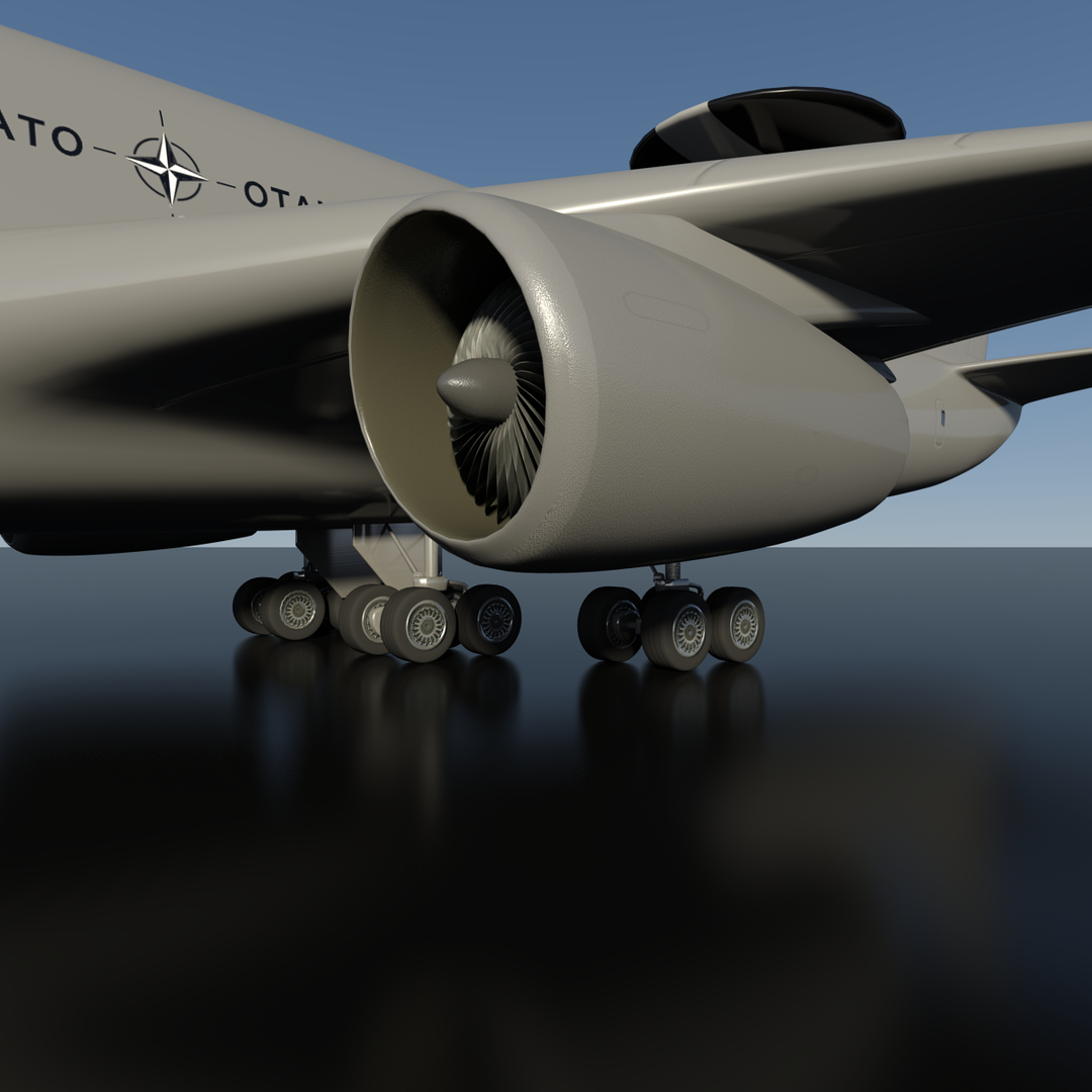 3d model airborne awacs