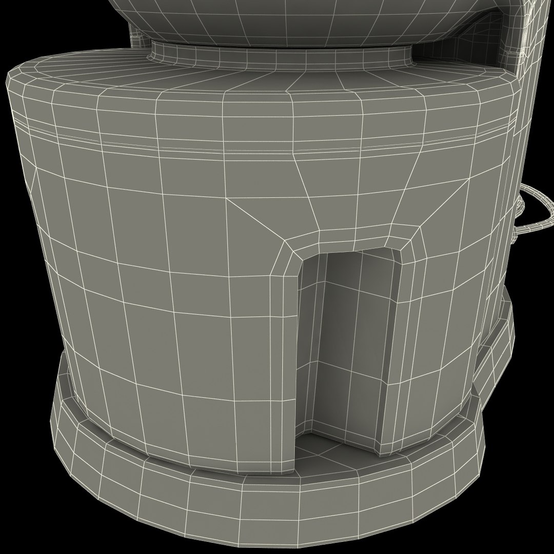 3d model automatic ice crusher machine