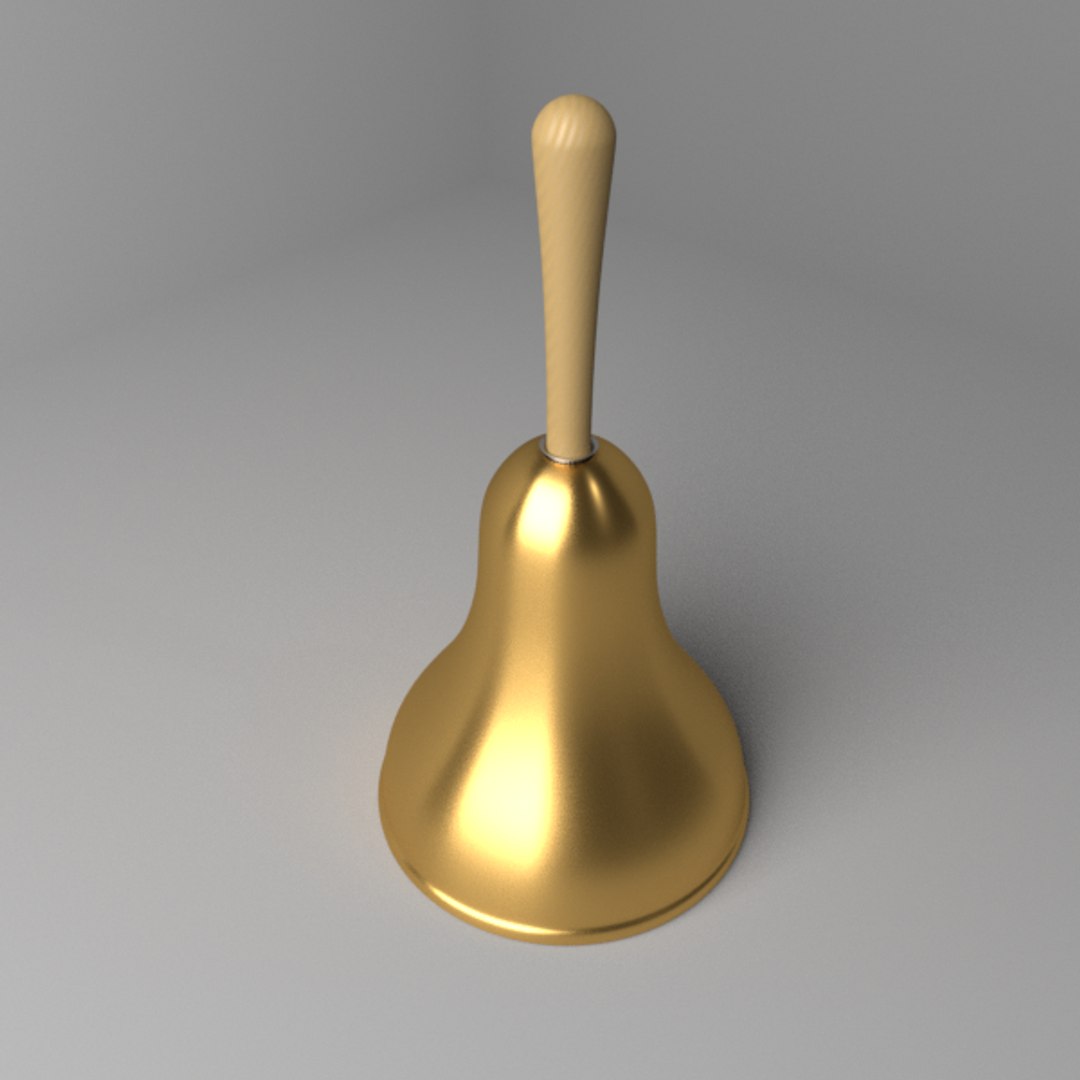 Hand Bell 3D Model - TurboSquid 1561812