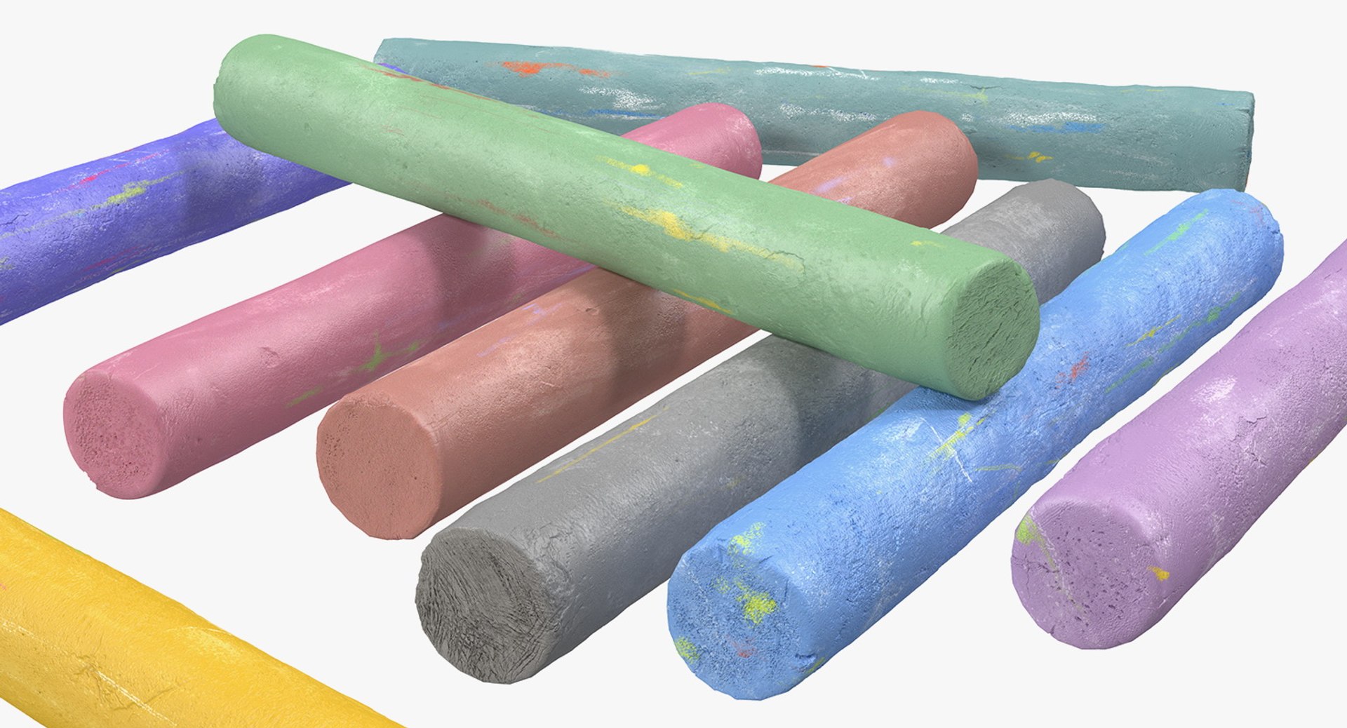 Chalks Collection 3D - TurboSquid 2169198