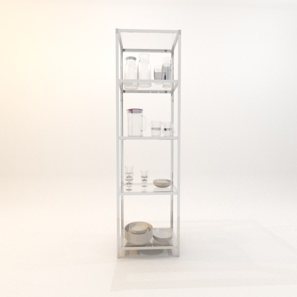 rack utensils 3d max