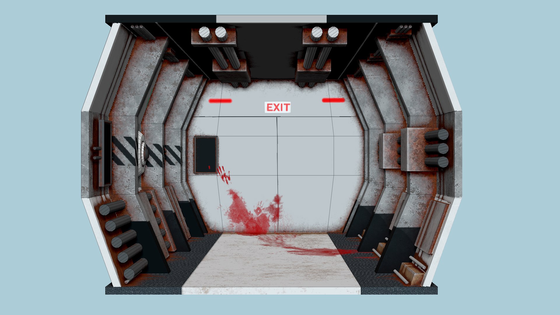 3D Rust Crime Scene SciFi Backdrop - Scenery Full Perm - TurboSquid 1736996