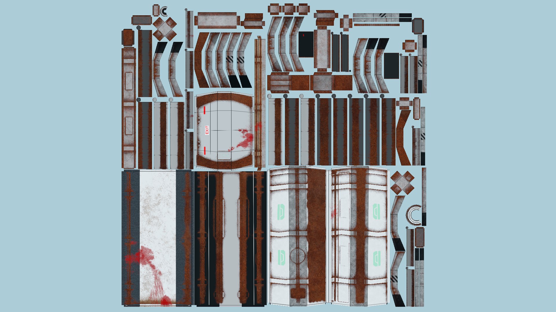 3D Rust Crime Scene SciFi Backdrop - Scenery Full Perm - TurboSquid 1736996