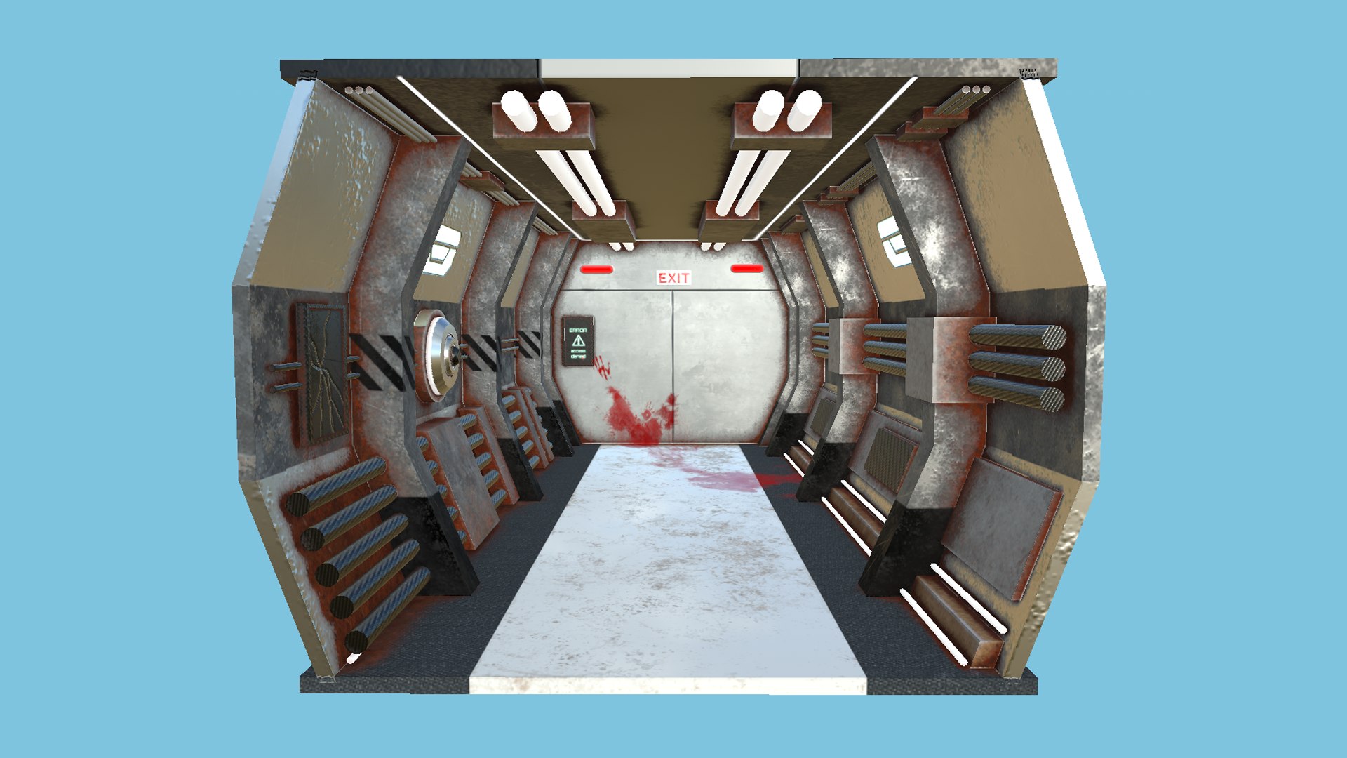 3D Rust Crime Scene SciFi Backdrop - Scenery Full Perm - TurboSquid 1736996