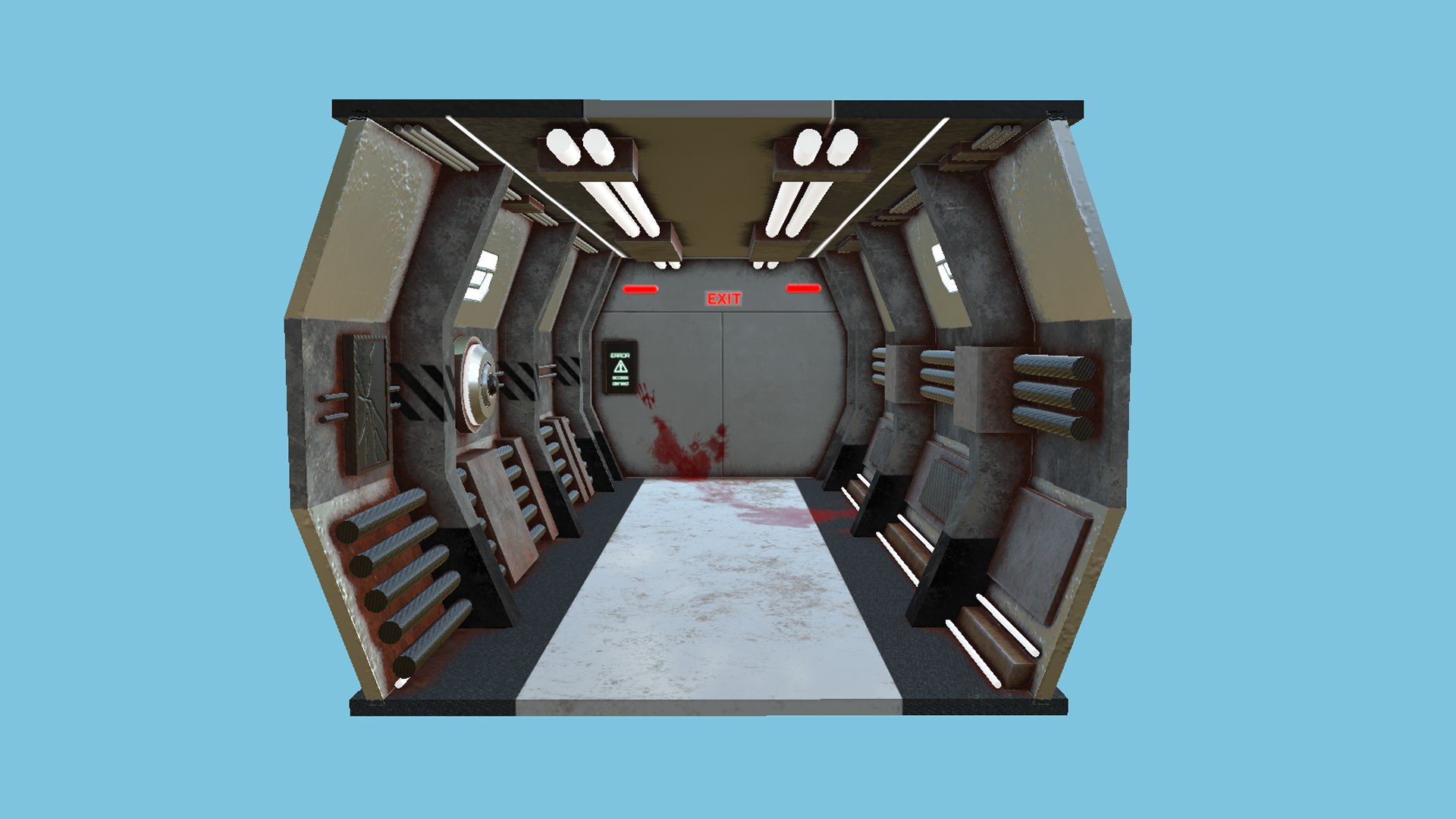 3D Rust Crime Scene SciFi Backdrop - Scenery Full Perm - TurboSquid 1736996