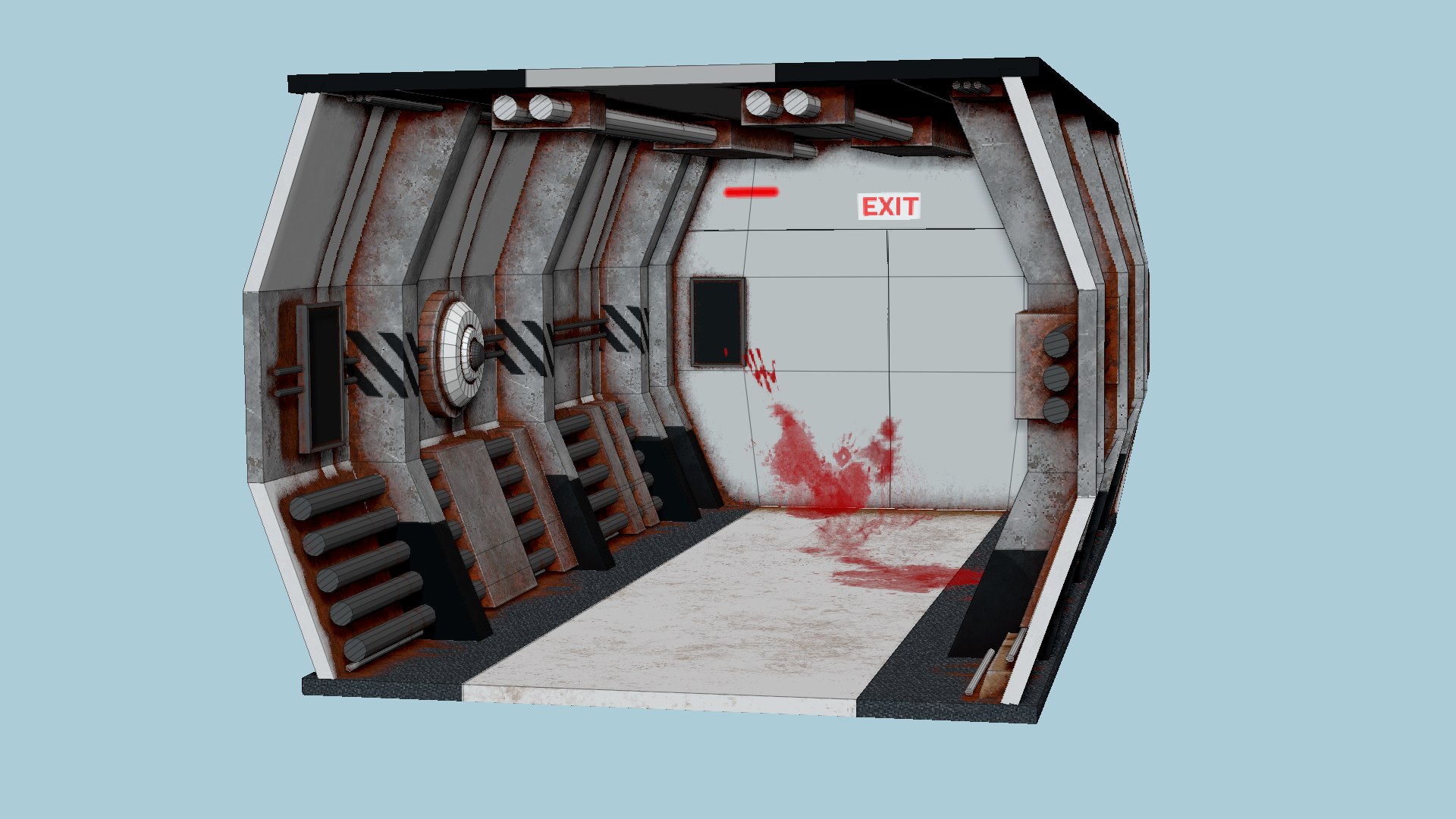 3D Rust Crime Scene SciFi Backdrop - Scenery Full Perm - TurboSquid 1736996