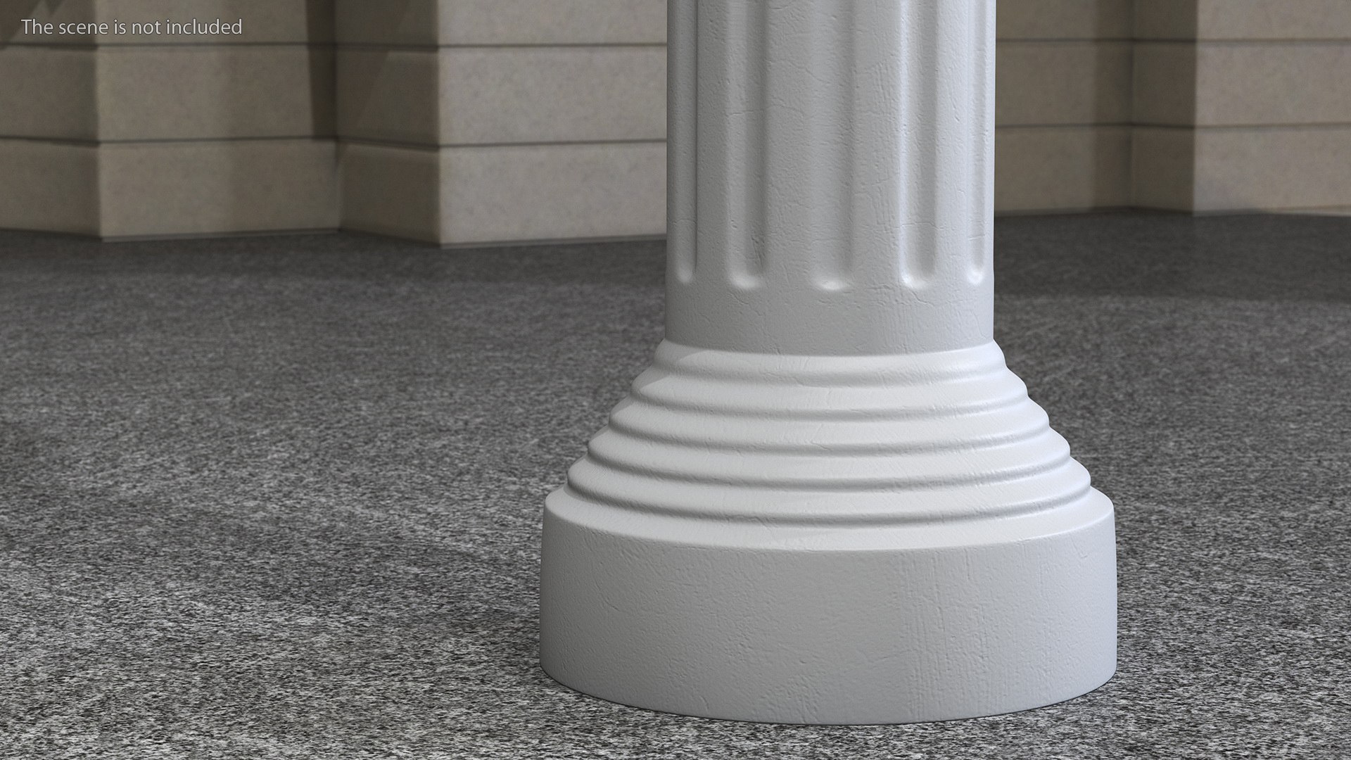 3D Model Doric Order Greek Column - TurboSquid 2143563