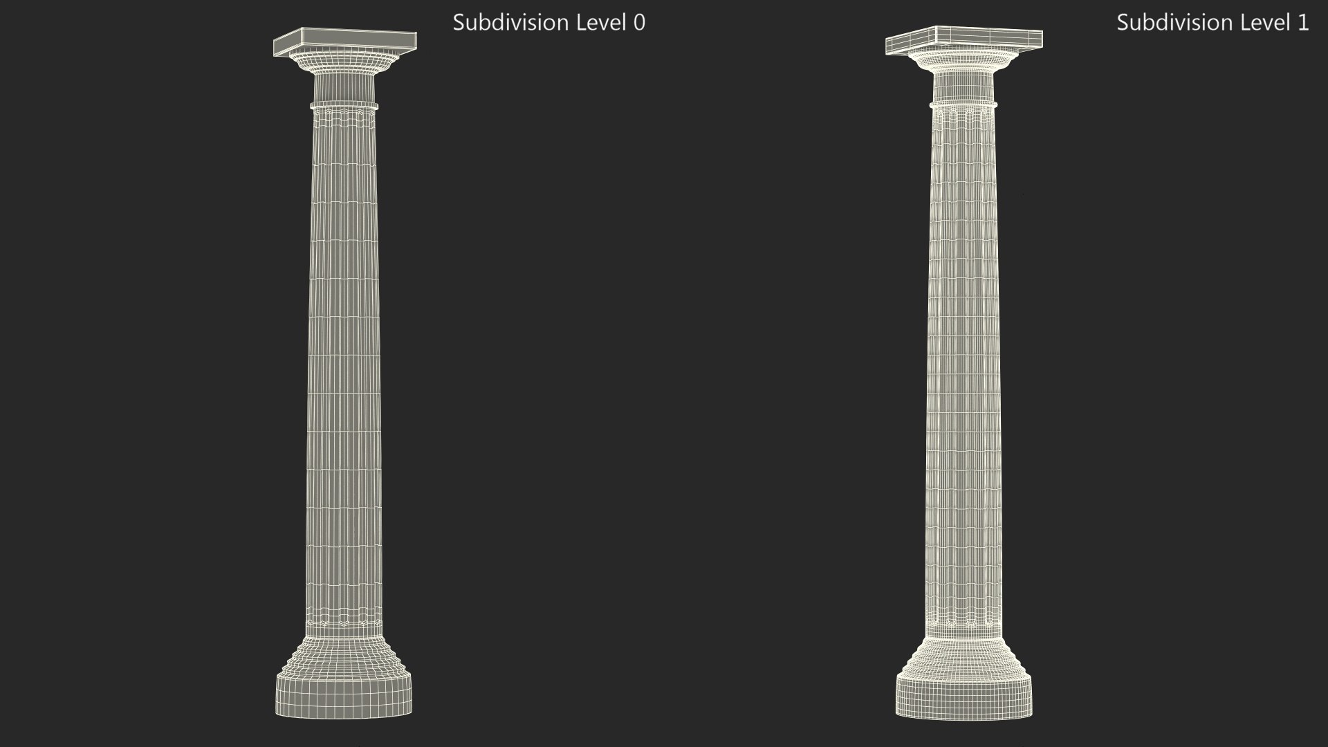 3D Model Doric Order Greek Column - TurboSquid 2143563
