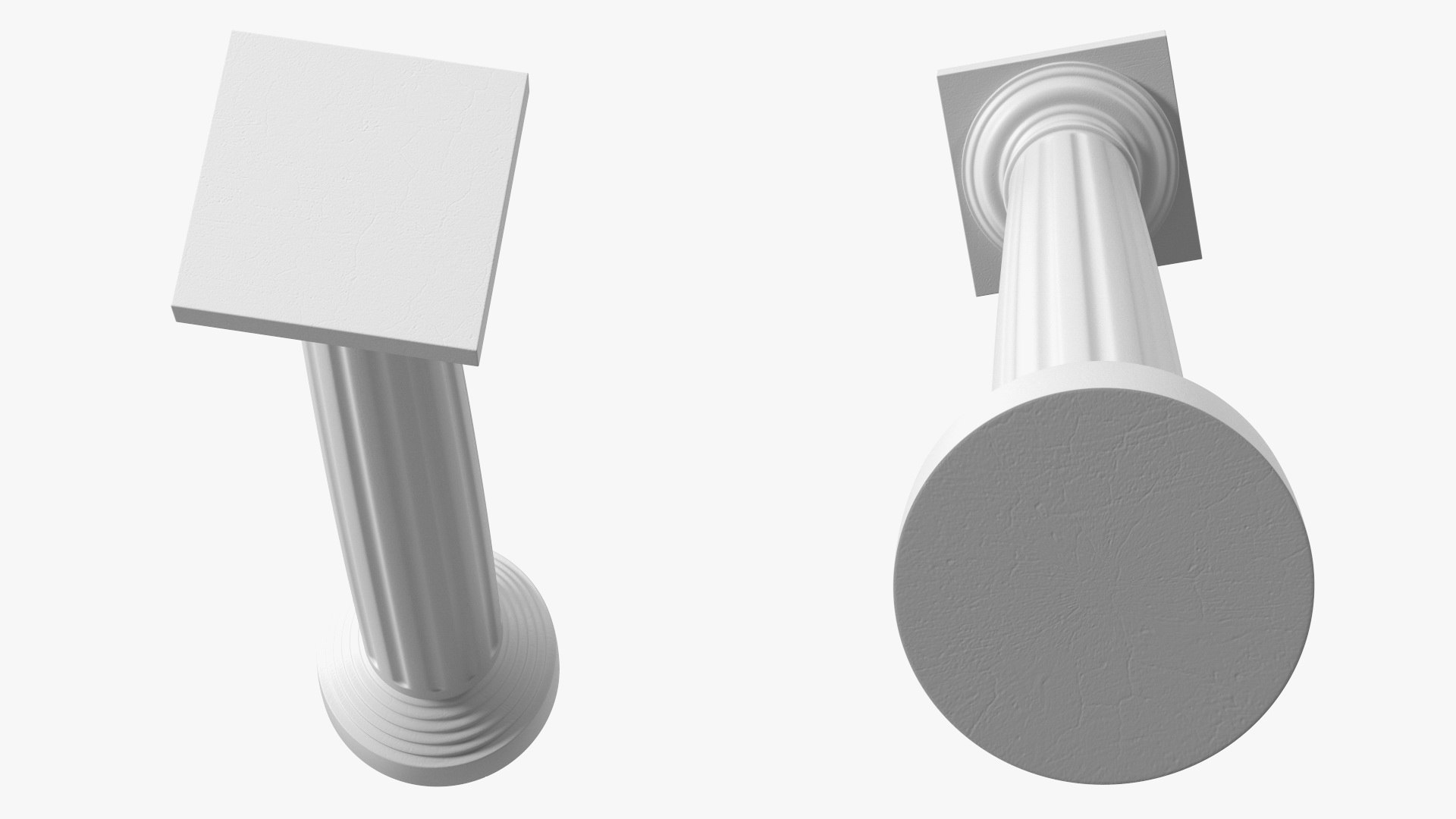 3D Model Doric Order Greek Column - TurboSquid 2143563