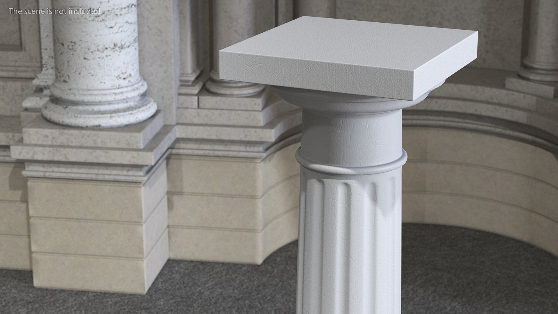 3D Model Doric Order Greek Column - TurboSquid 2143563