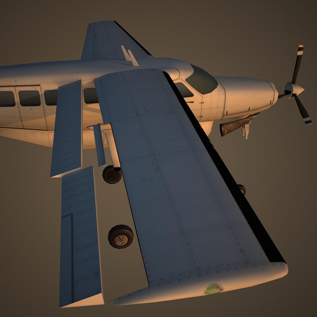 Cessna 208 Basic 3d Model