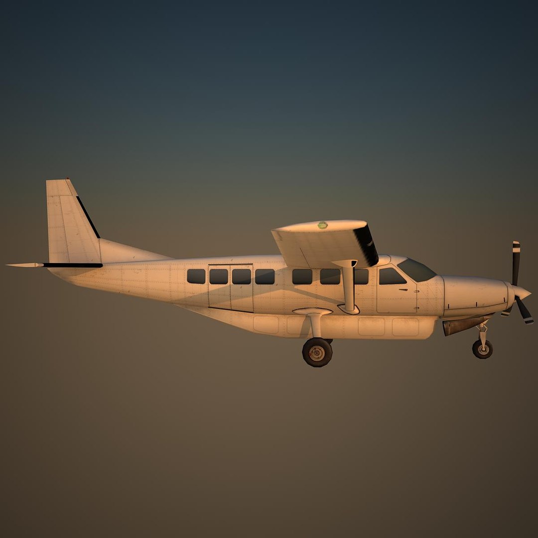 Cessna 208 Basic 3d Model