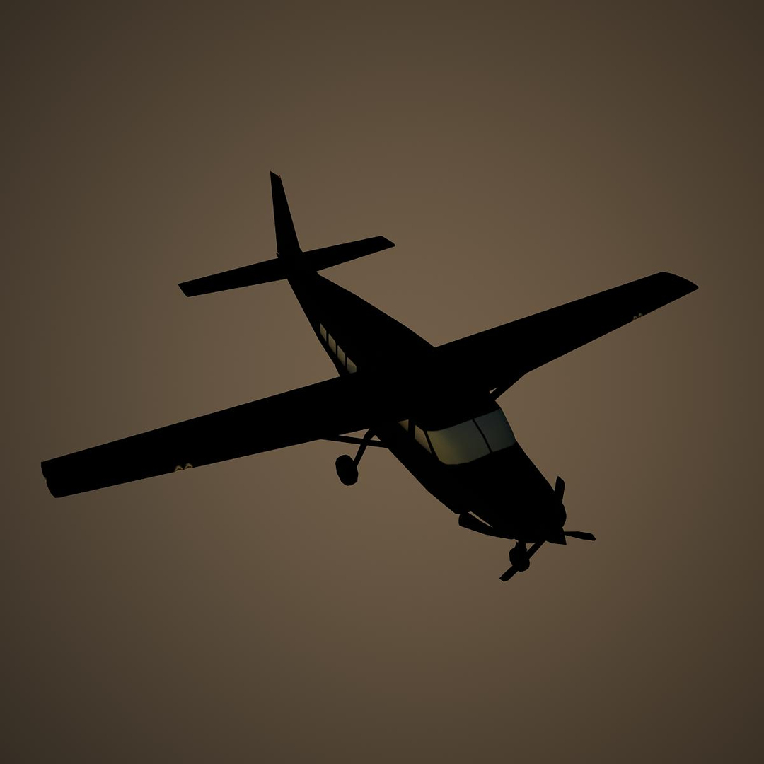 Cessna 208 Basic 3d Model