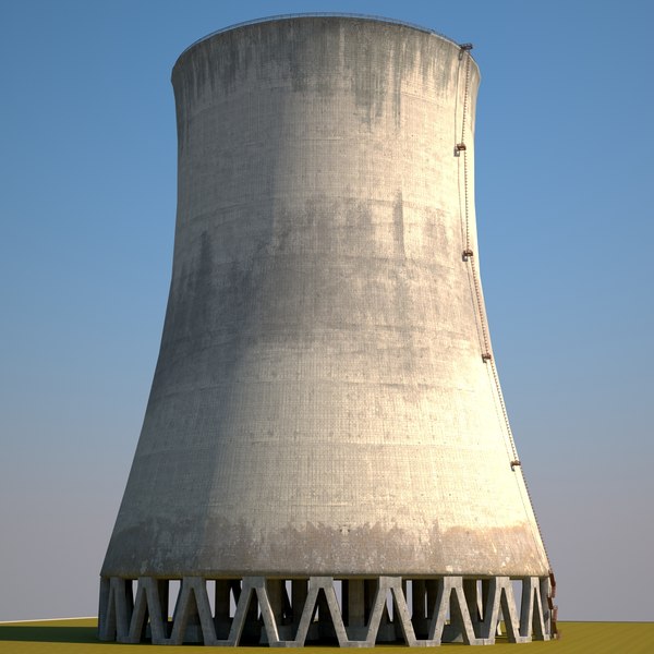 Nuclear Cooling Tower 3D Models for Download | TurboSquid