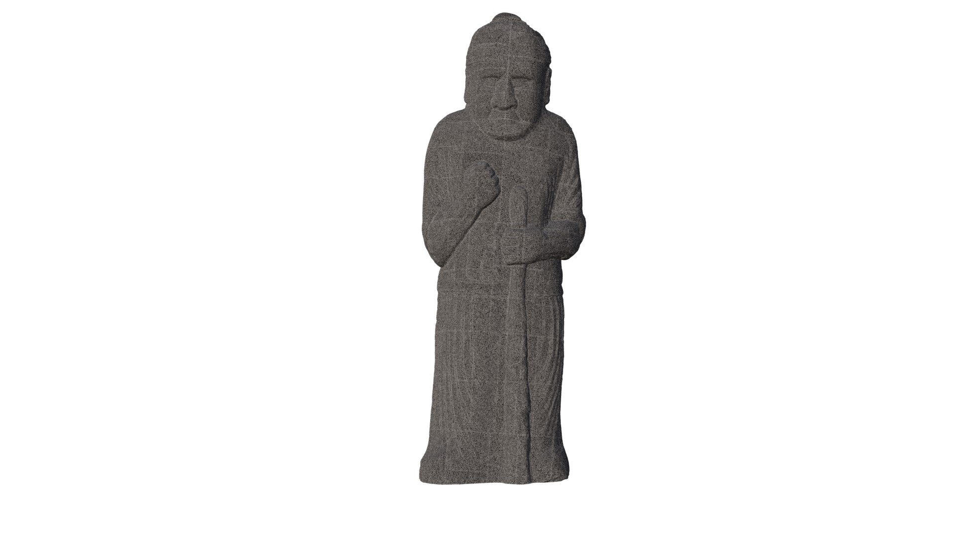 3D Korean Traditional Guardian Statue Model - TurboSquid 1842284