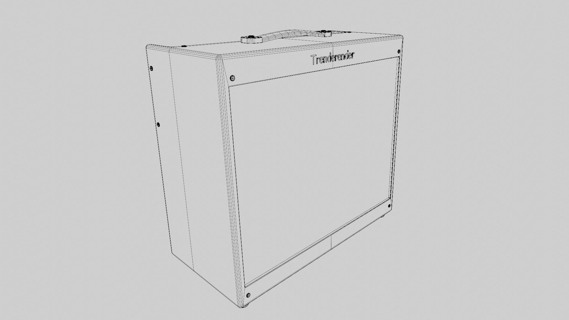 Bass Guitar with Stand and Amplifier 3D model - TurboSquid 1984088