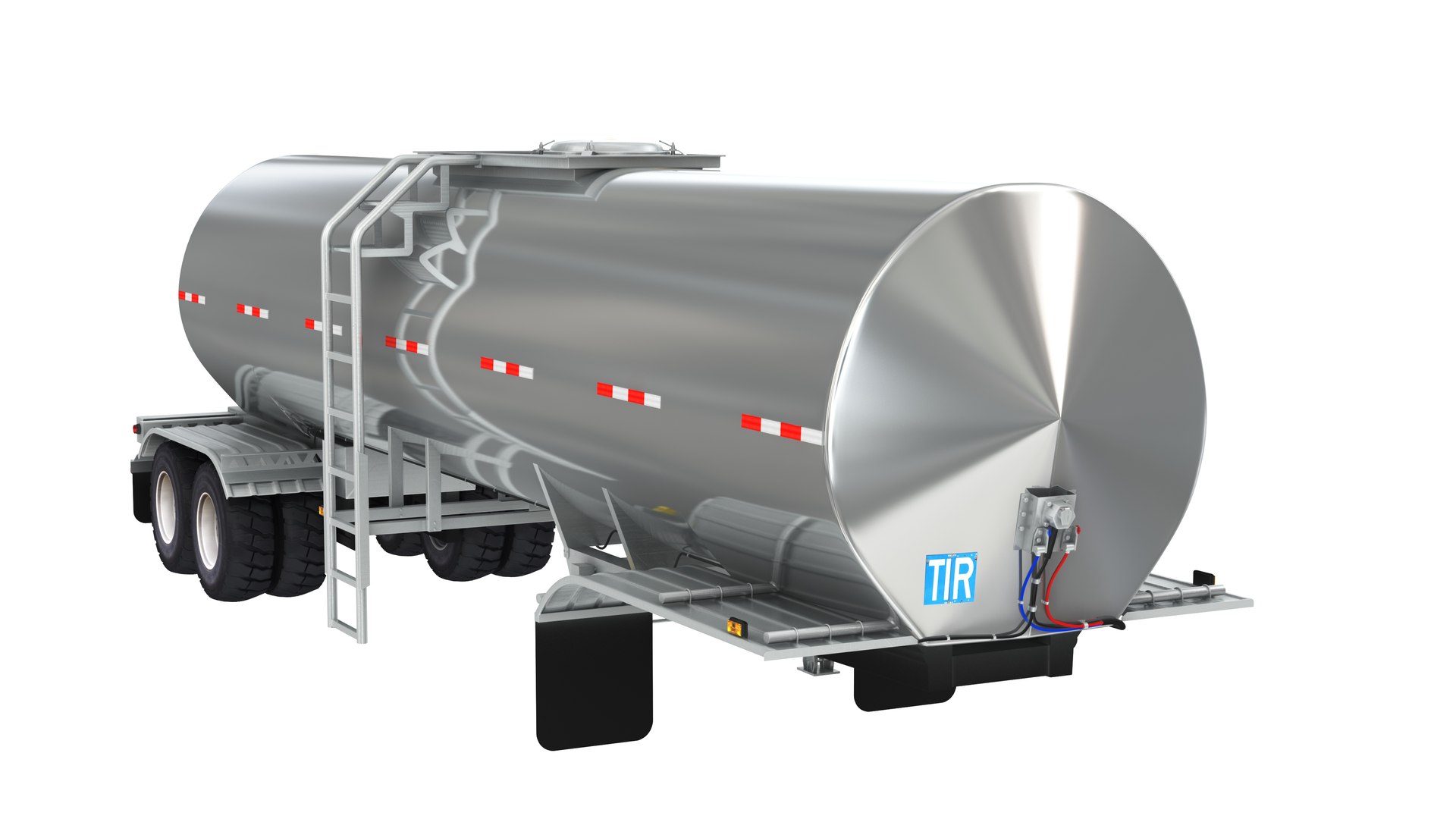 Food Grade Trailer Collection Milk Trailer 3D Model - TurboSquid 2277978