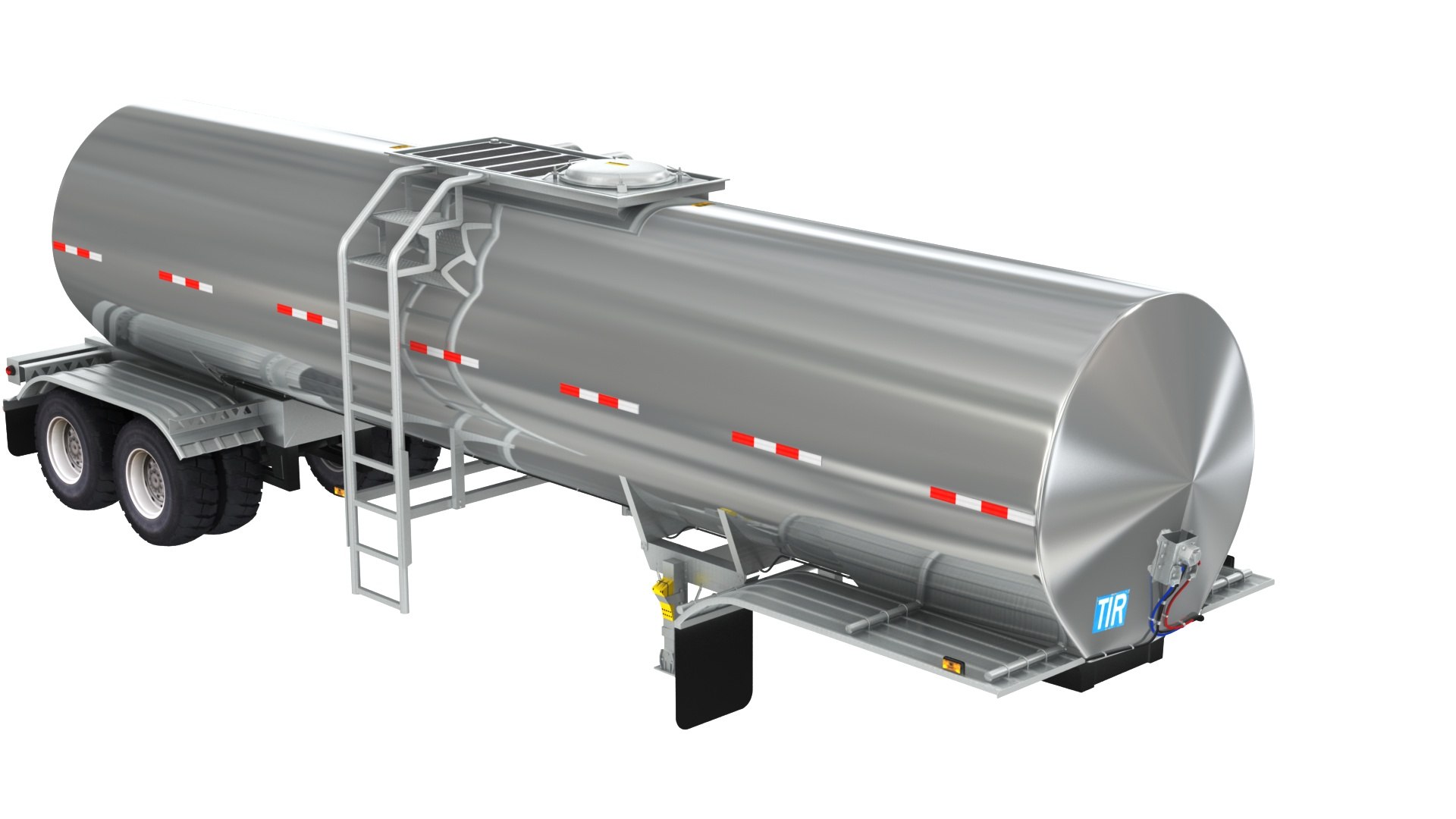 Food Grade Trailer Collection Milk Trailer 3D Model - TurboSquid 2277978