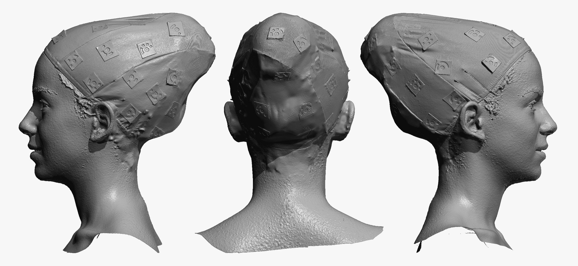 3D Rhea Human Head Lip - TurboSquid 1631066