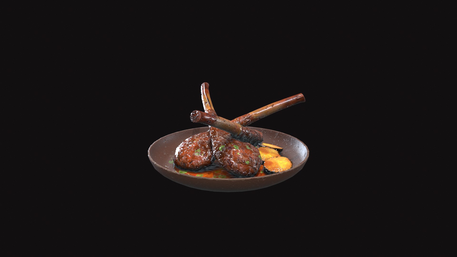 Medieval Lamb Chop 01 Model - TurboSquid 2323065