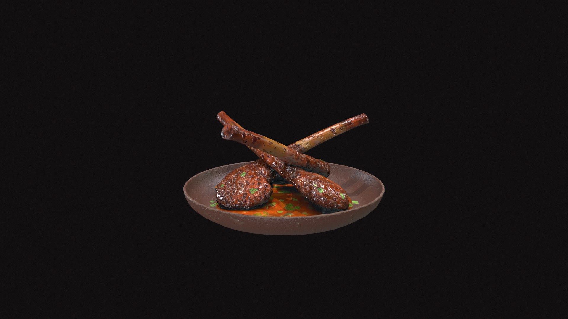 Medieval Lamb Chop 01 Model - TurboSquid 2323065