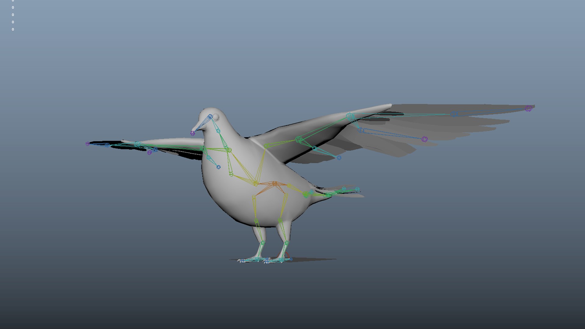 Dove Rigged White Model - TurboSquid 1661352