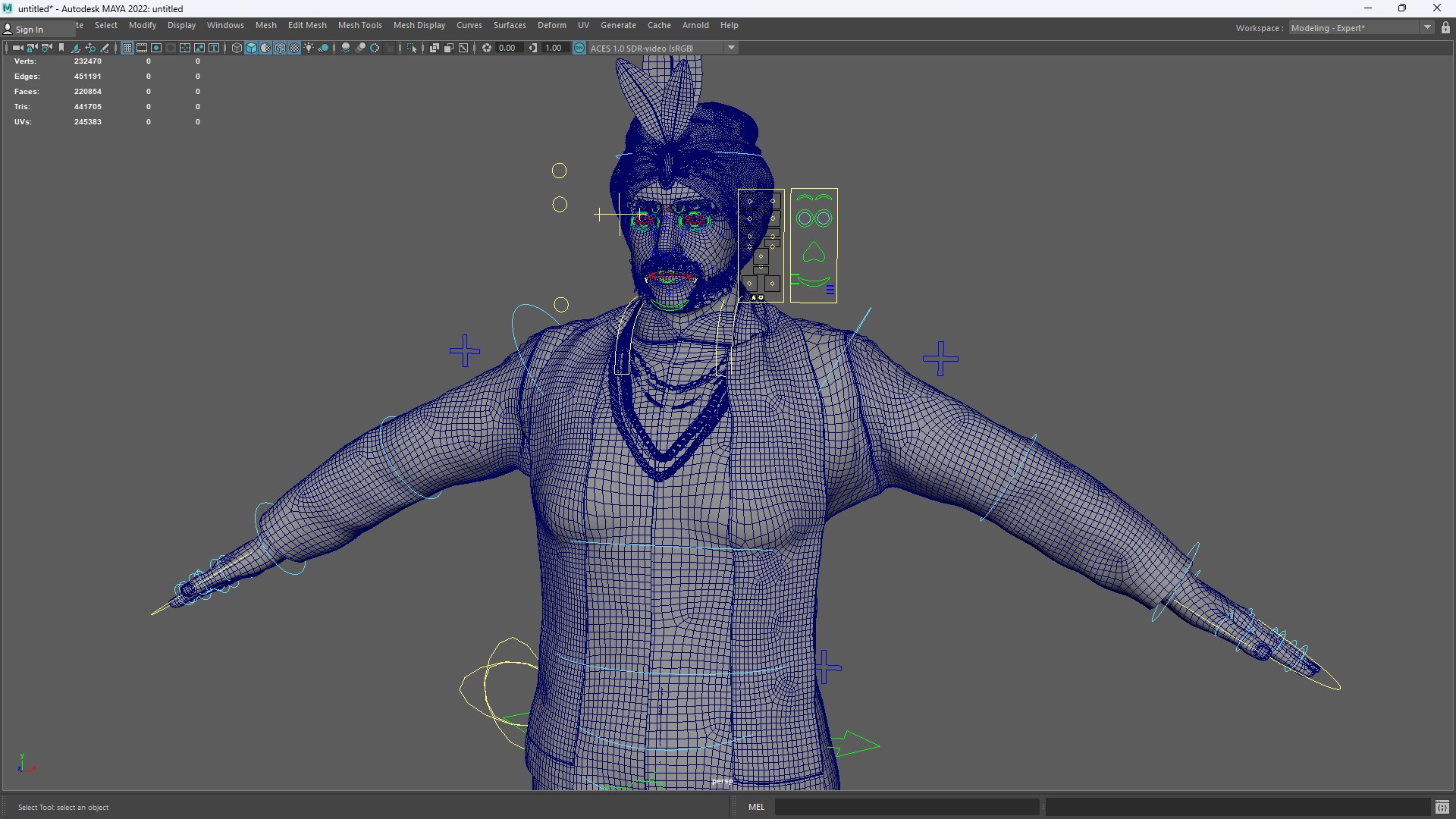 3D Middle Eastern Merchant Realistic Model Arabian Old Trader ...