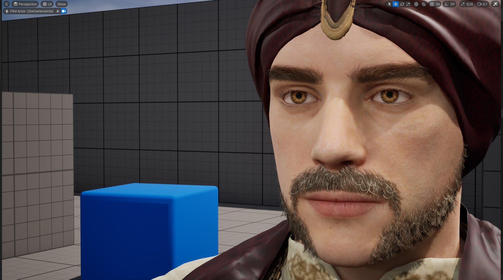 3D Middle Eastern Merchant Realistic Model Arabian Old Trader ...