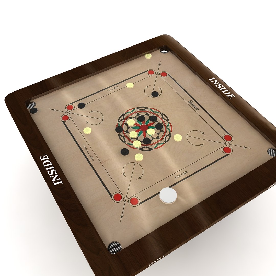 3d Model Of Carrom Board