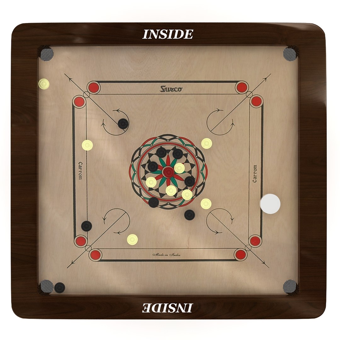 3d Model Of Carrom Board