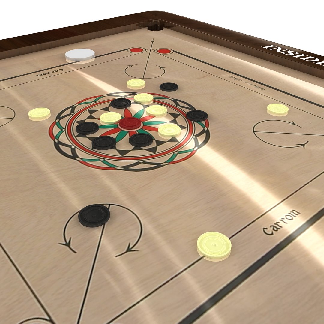 3d Model Of Carrom Board
