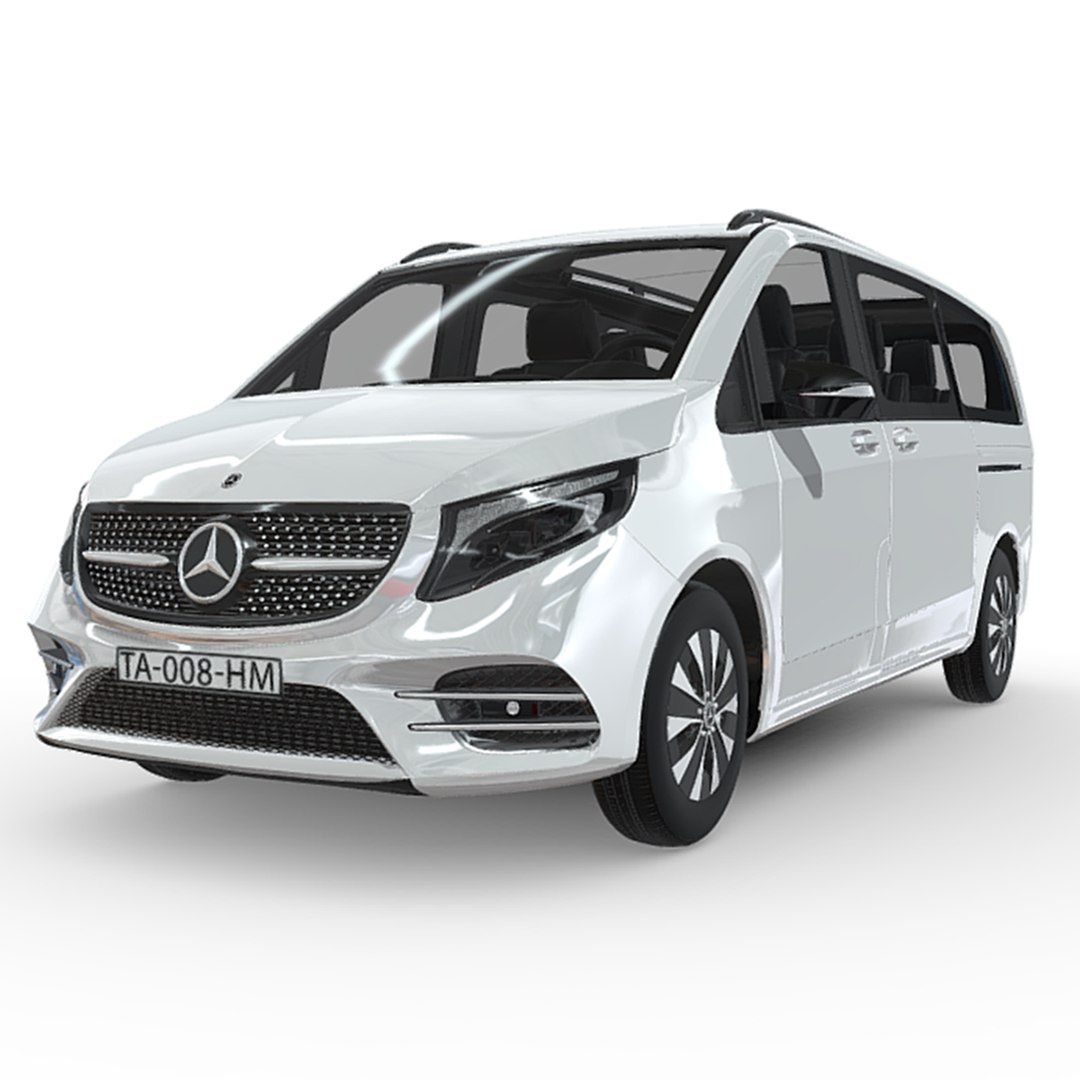 3D Mercedes-Benz V Class AMG Line 2024 - TurboSquid 2260228