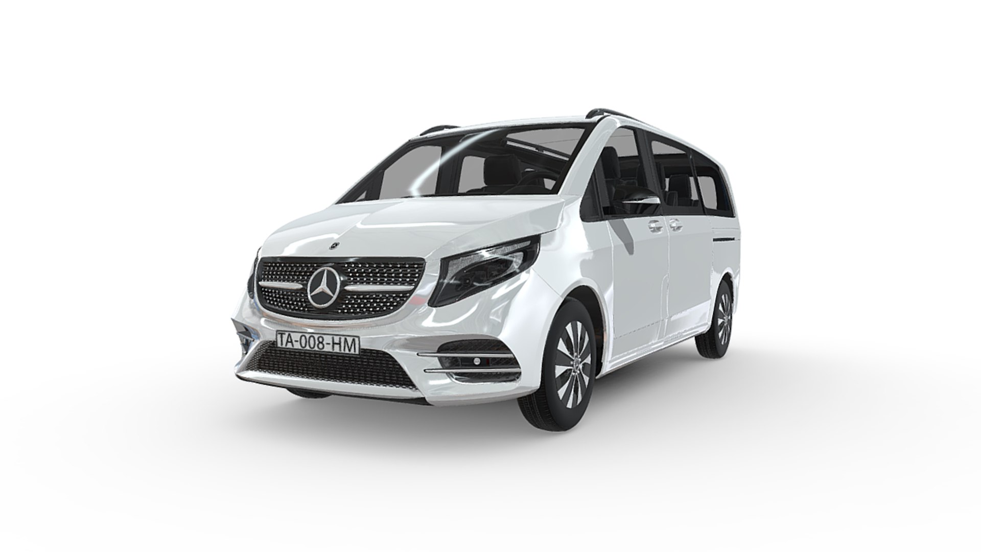 3D Mercedes-Benz V Class AMG Line 2024 - TurboSquid 2260228