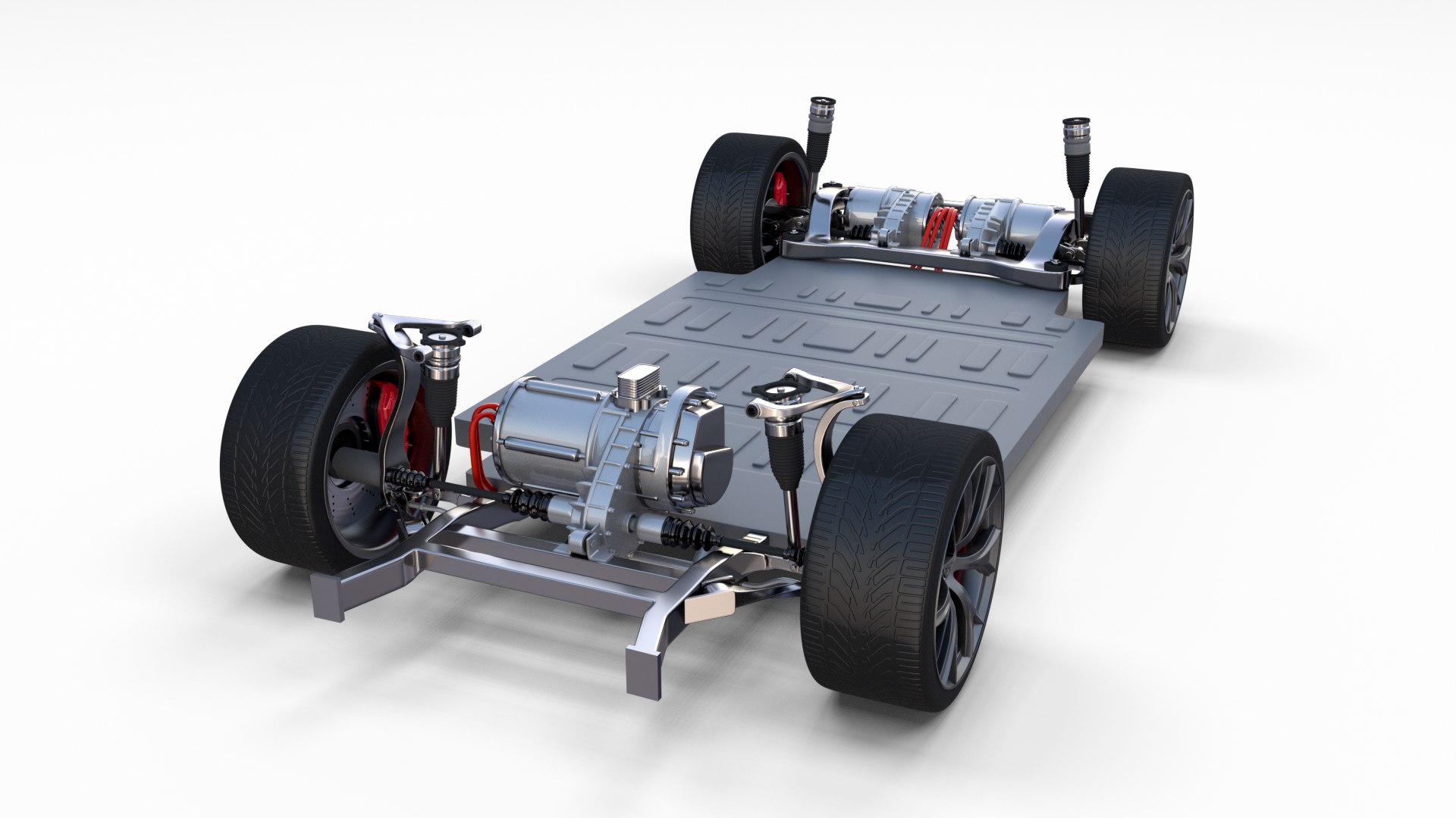 3D Tesla Roadster 2020 Chassis - TurboSquid 1327170