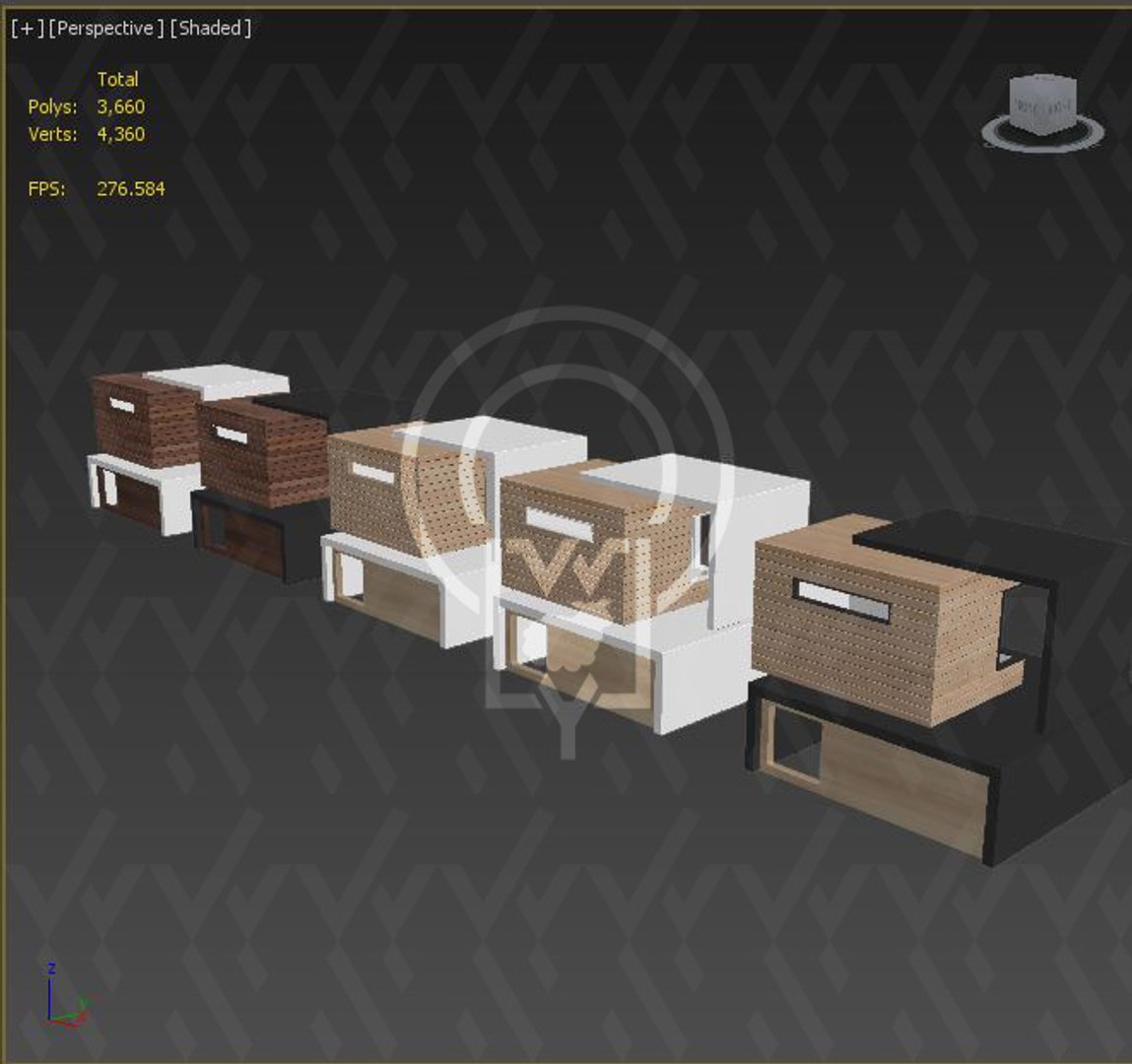 3D model modern architecture house cats - TurboSquid 1349134