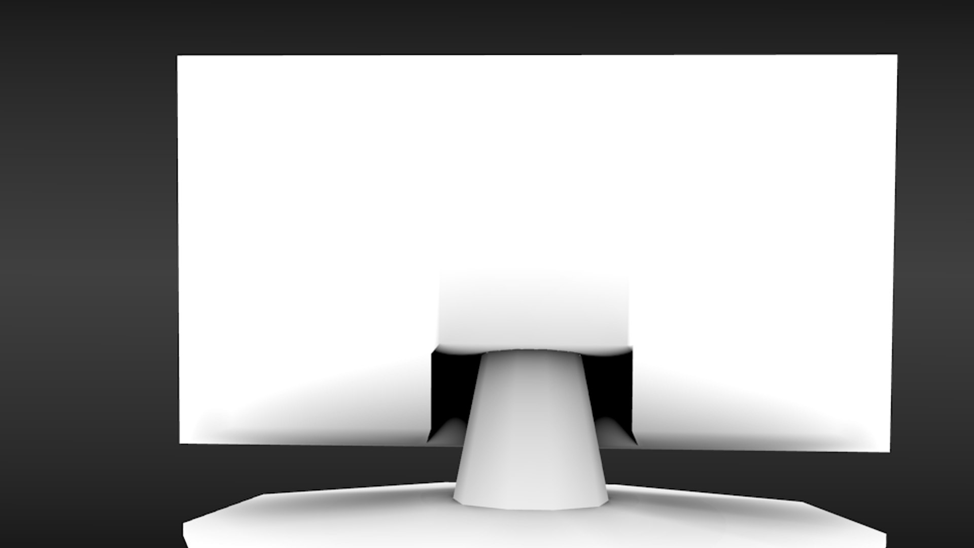 Free Low-poly Computer Monitor 3d Model