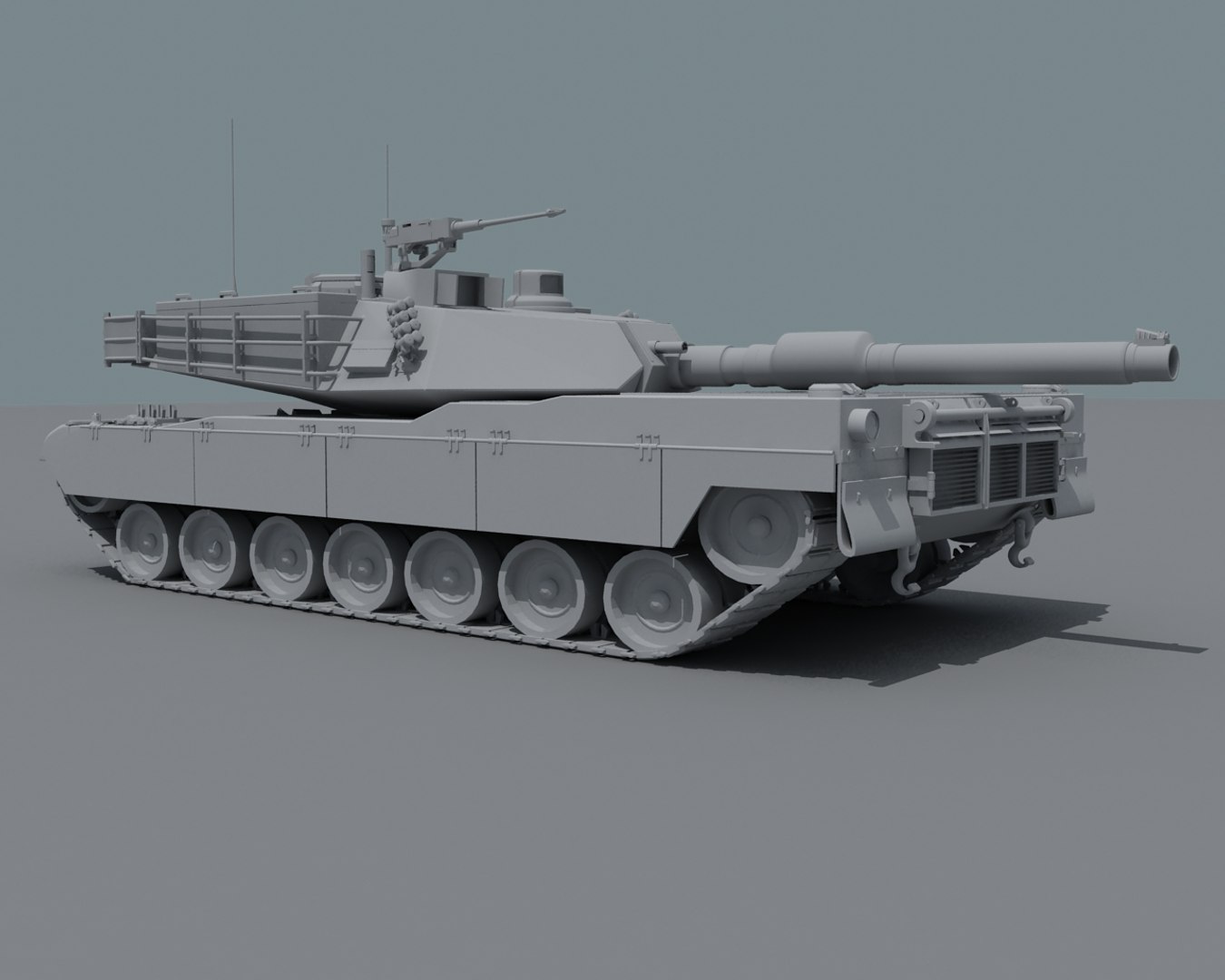 3d Model M1a2 Tank
